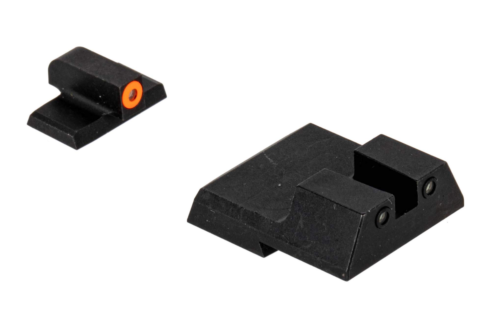 Night Fision HK VP9 VP9SK P30 45C Org Ring Sq Blk Rear