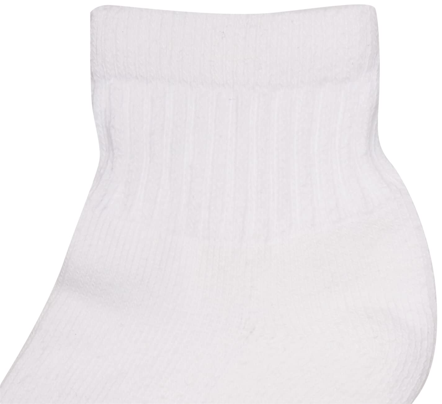 No nonsense womens Ahh Said the Foot Quarter Top Half Cushion Running Socks, White - 9 Pair Pack, One Size US