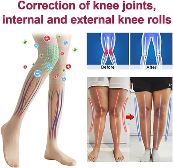 Pearl Moon Ionic Correction Lymphatic Detoxification Long Tube Silk Stockings, Knee Socks (one size,3pairs)