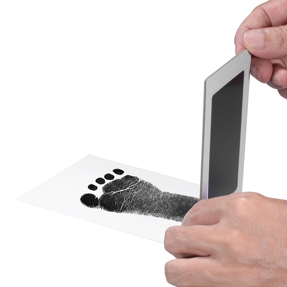 PChero Baby Inkless Handprint and Footprint Kit - 2 Packs Medium Size - Ideal for Family Keepsake and Newborn Infant Registry