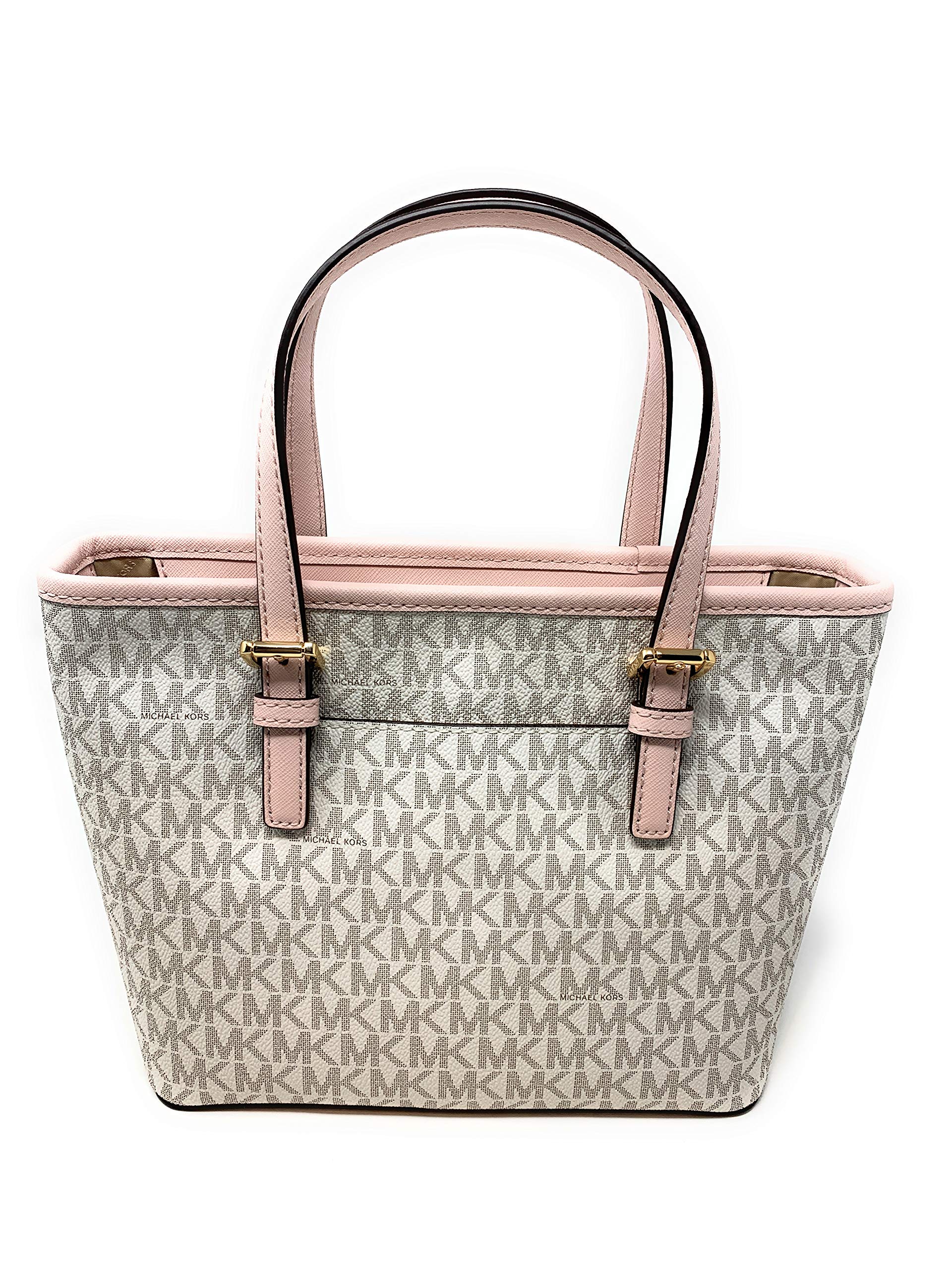 Michael Kors XS Carry All Jet Set Travel Womens Tote Powder Blush PVC