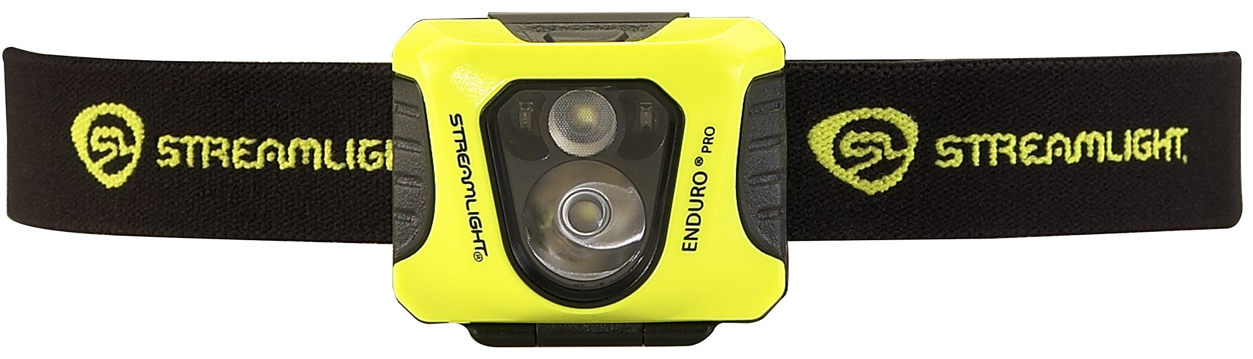 Streamlight 61421 Enduro Pro Headlamp with Alkaline Batteries, Headstrap White/Red LEDs Box Yellow