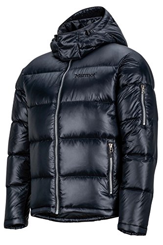 Marmot Men's Stockholm Down Puffer Jacket, Fill Power 700, Jet Black, Medium
