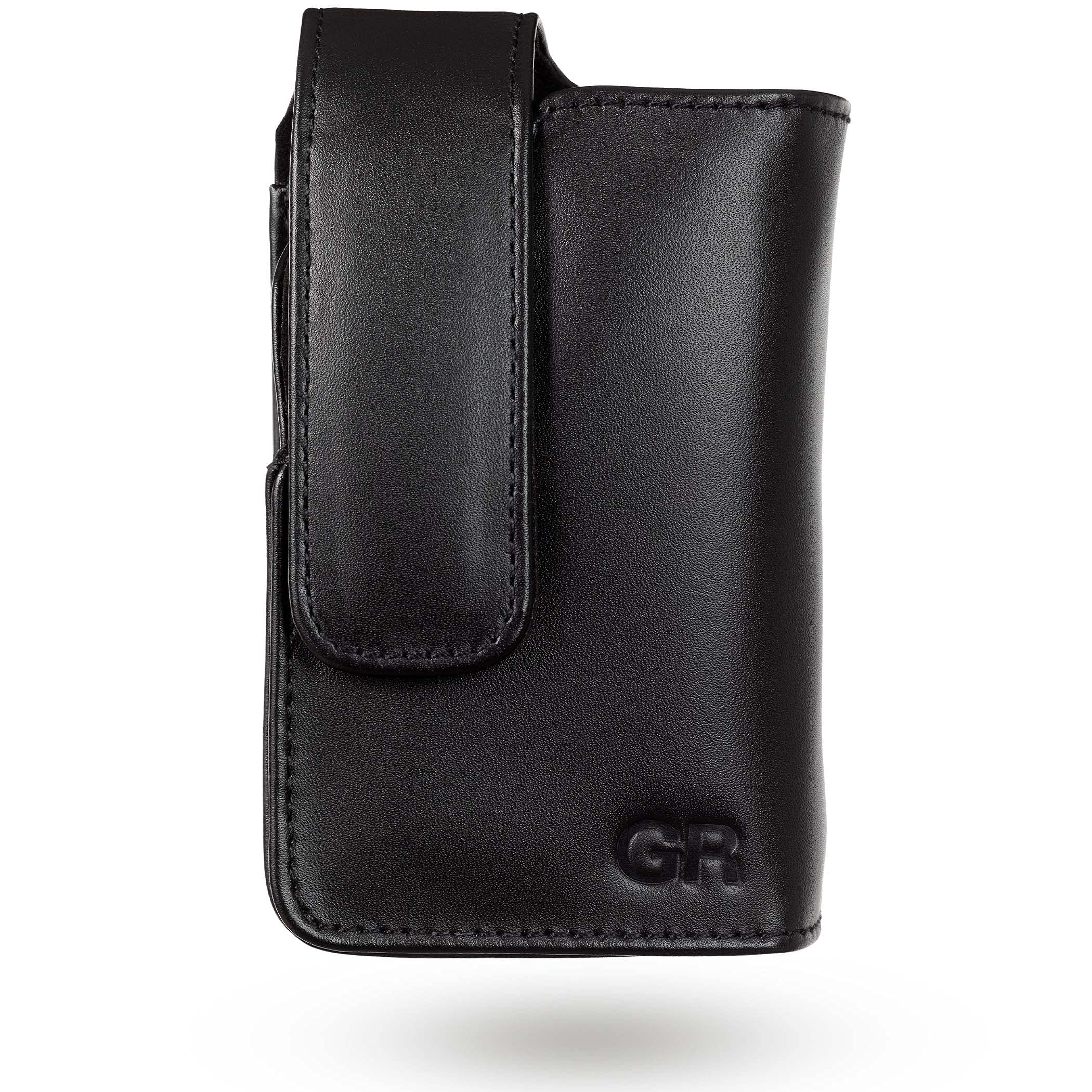 Ricoh GR IIIx, Black, Digital Compact Camera & Leather Soft case GC-11 [Compatible Models: GR III, GR IIIx], Black & DB-110 Rechargeable Li-Ion Battery GR Series WG6 G900 Theta X