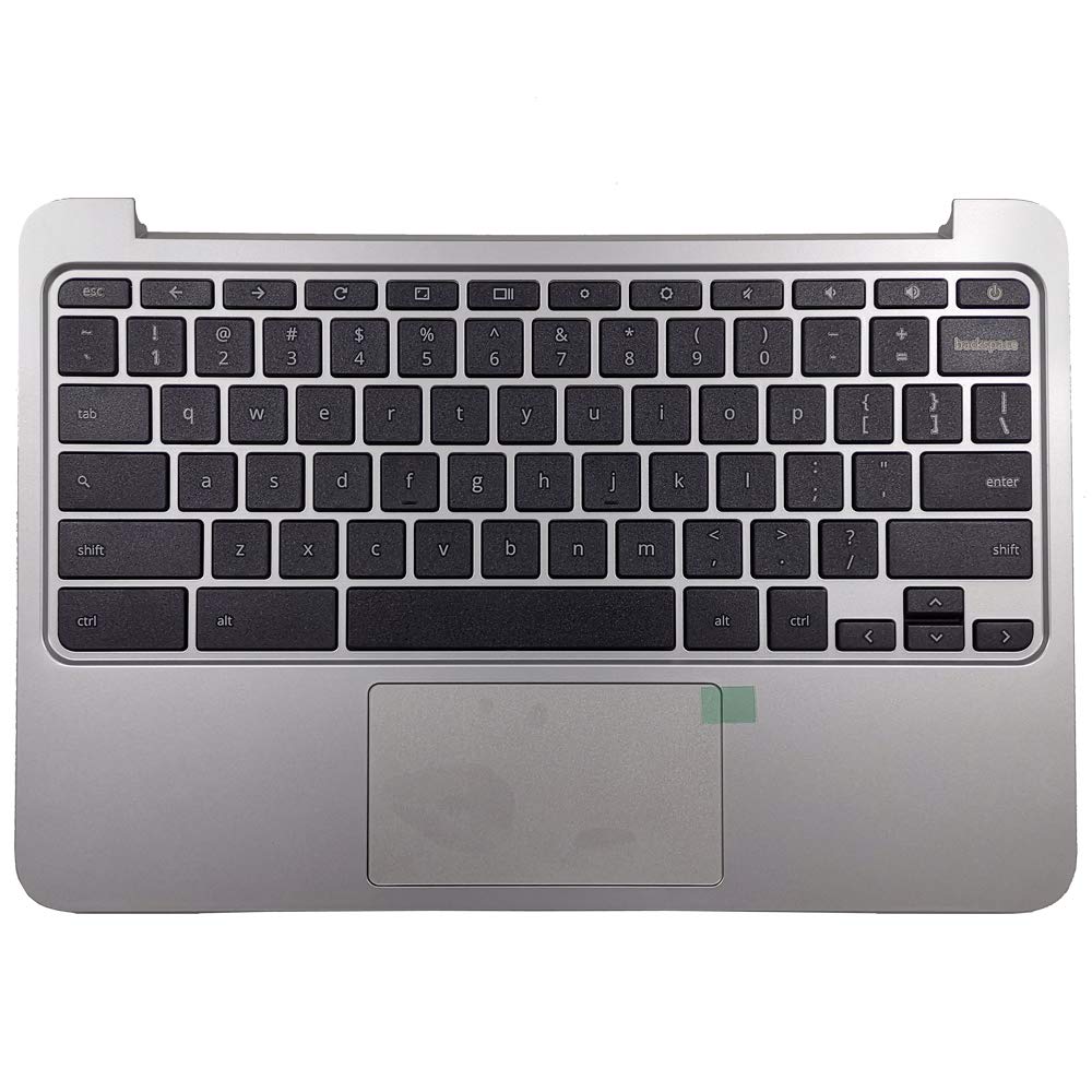 New Replacement Laptop Keyboard Compatible with HP Chromebook 11 G4 11 G3 Series Palmrest Keyboard & Touchpad Assembly 788639-001 (NOT for HP 11 G4 EE)