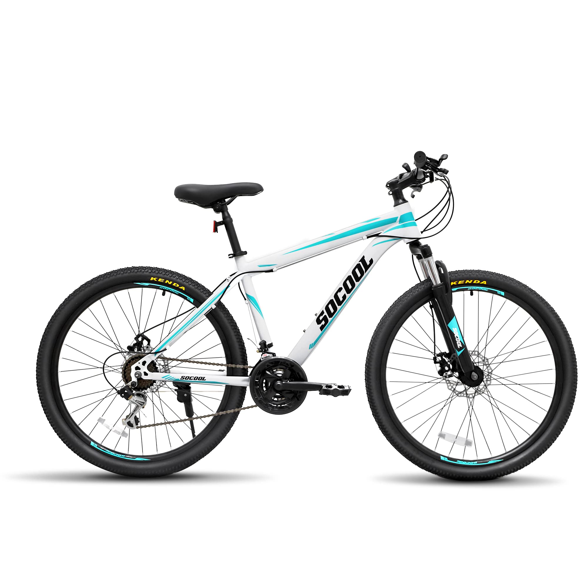 SOCOOL 26 Inch Mountain Bikes, Wowens Bicycles, Hybrid Bike for Men, Mountain Bicycles