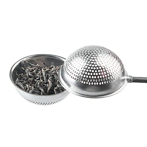 Walbest Flour Duster, 304 Stainless Steel Retractable Sugar Duster Powder Shaker Matcha Powder Spices Sieve Baking Sifter Tool Duster Silver