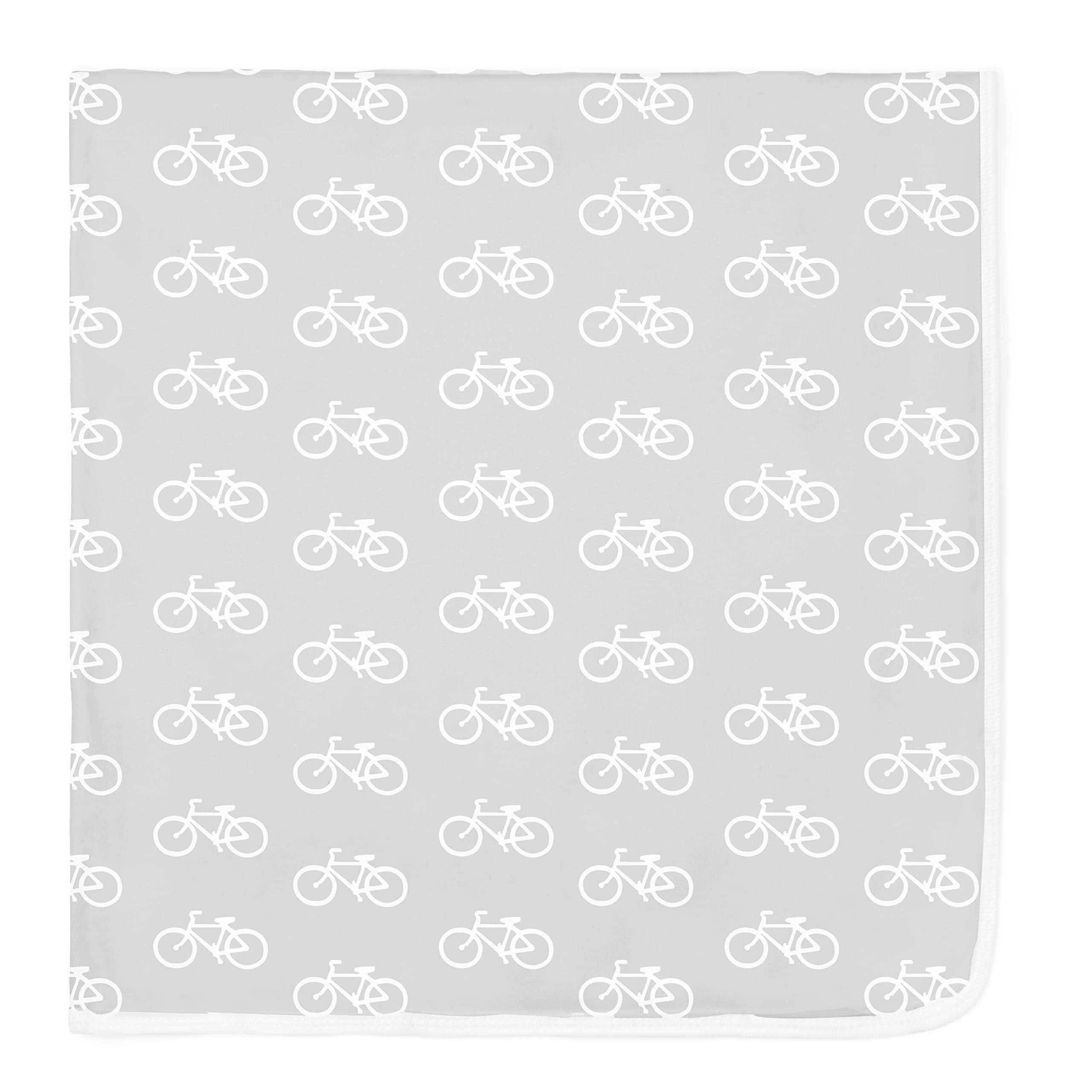 Muslin Swaddle Blankets – Soft Pure Cotton Muslin Blankets – 4 Pack of Breathable Swaddle Blankets – Unisex Baby Swaddle Blanket in Blue & Black Designs – Multi Use Muslin Blankets – 47 x 47 inches