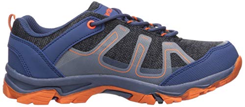Northside Boy's Hiker, Hiking Shoe, Navy/Orange, 1 M US Little Kid