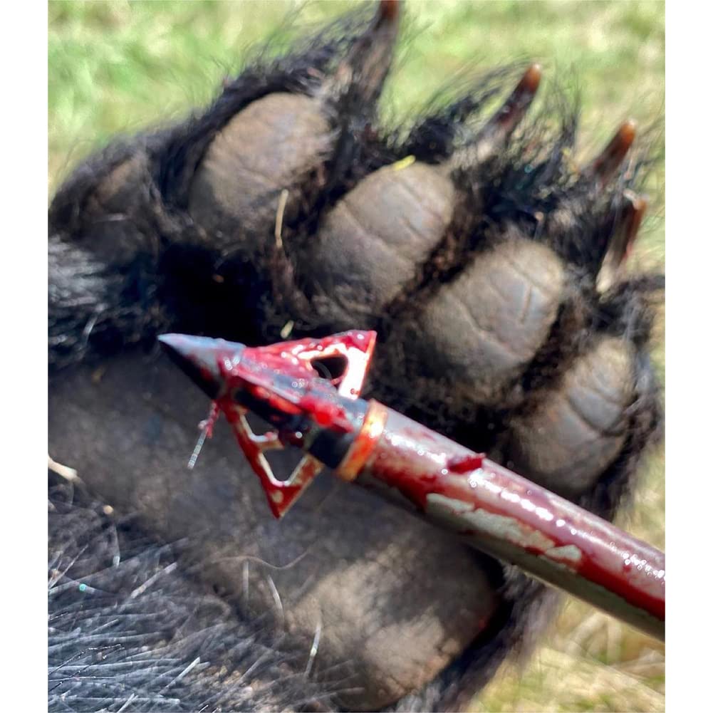 New Archery Products NAP Thunderhead Nitro 100 Grain Big Game Hunting Bow Crossbow Fixed Blade 3 Pieces Broadhead Set