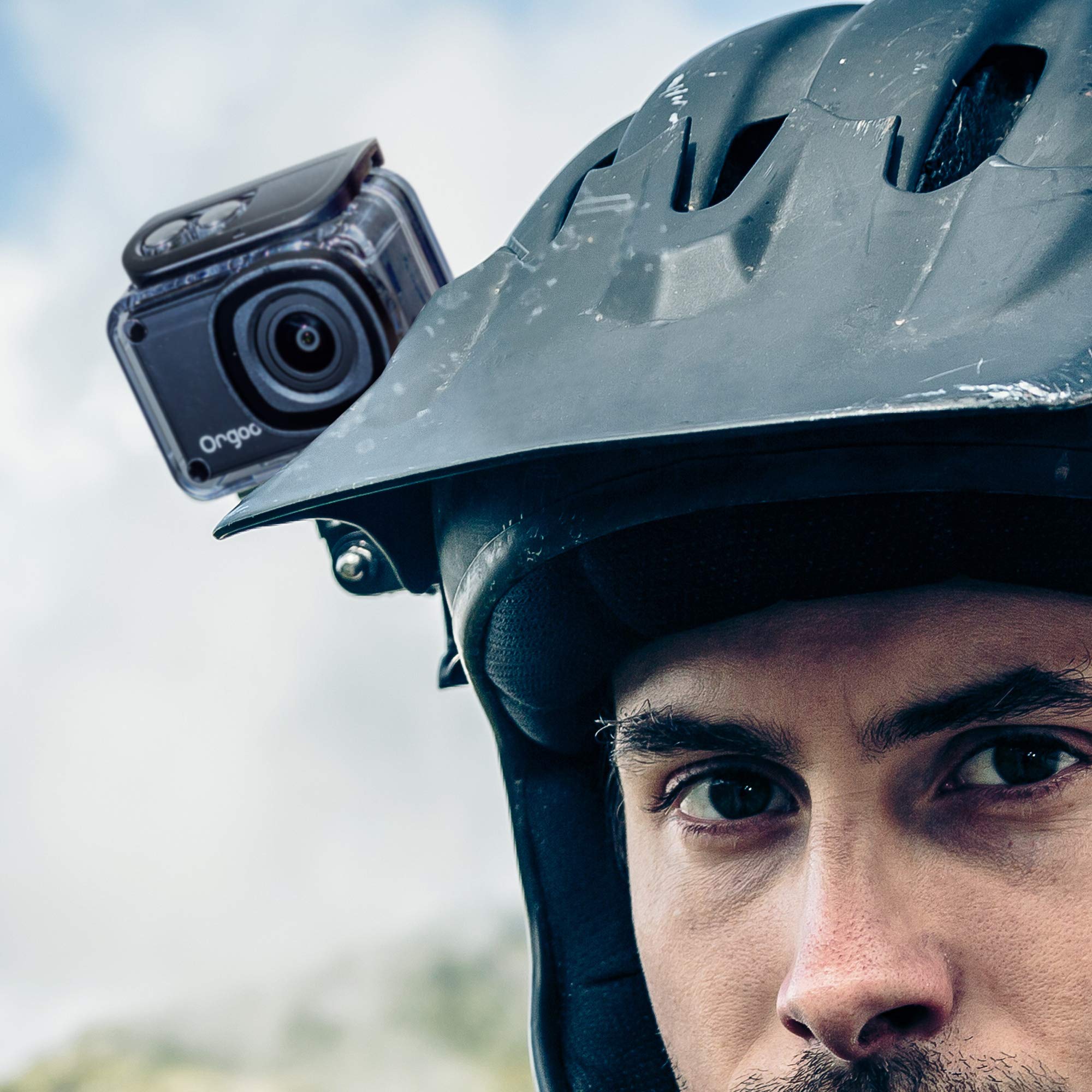 ORGOO OC1/BLK Swift 4K Action Camera Electronic Image Stabilization, Sony Image Sensor, 2β IPS Touchscreen, Accessories (Ip68 Certified Waterproof Case, Wearable Remote, Mini Tripod, and More)