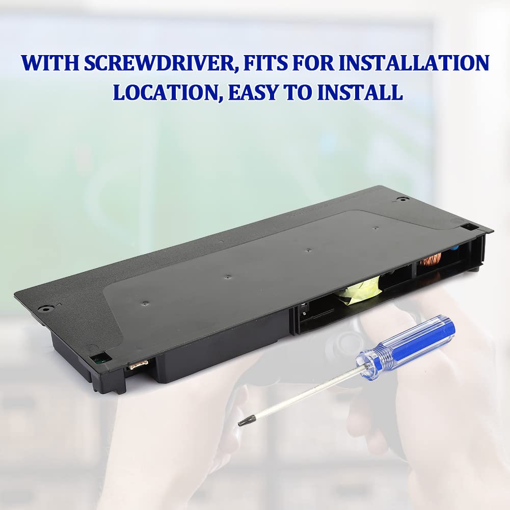 N17160P1A Power Supply for PS4 Slim 2200 Hosts, Portable Power Source with Screwdriver 100-240V(Black)