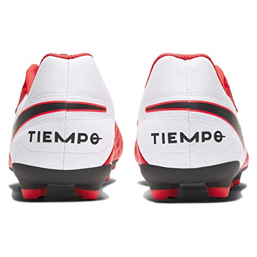 Nike Legend 8 Club Men's Firm Ground Soccer Cleats (Laser Crimson/Black-White, Numeric_8)