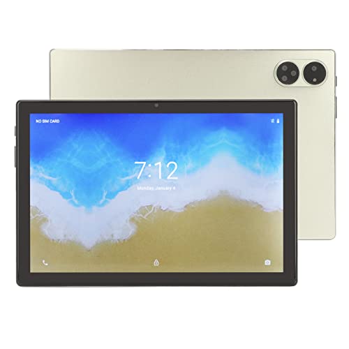 VINGVO Tablet, 5800mAh Dual SIM Dual Standby 10.1 Inch 100‑240V Dual 4G Cellular Tablet for Teenagers (US Plug)