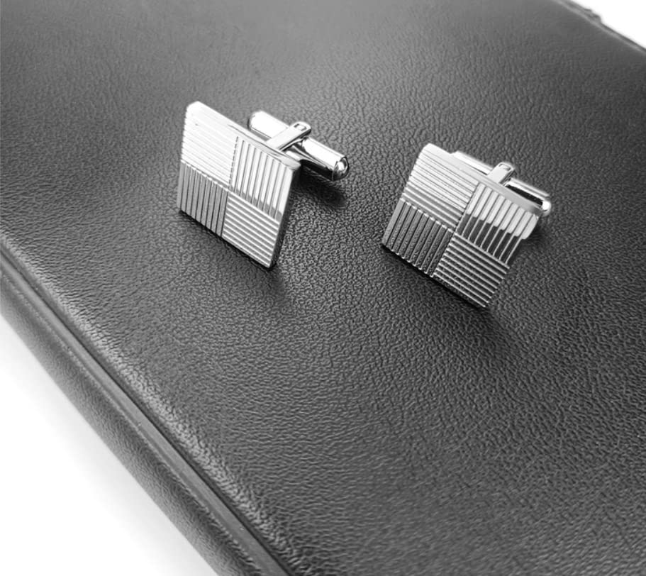 Stainless Steel Cufflinks Men's Shirt Cuff Stud Square Single