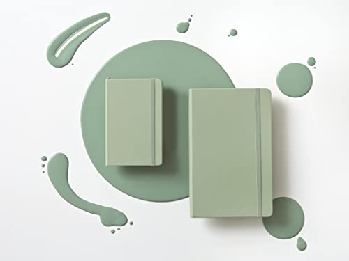 Moleskine Classic Notebook, Hard Cover, Pocket (3.5" x 5.5") Plain/Blank, Willow Green, 192 Pages