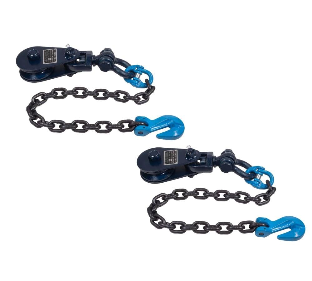 Mytee Products 4 Ton 4.5" Snatch Block w/Swivel Shackle and 30" Chain (3/8 G100) Flatbed Tow Truck Rollback Wrecker Car Carrier Cable
