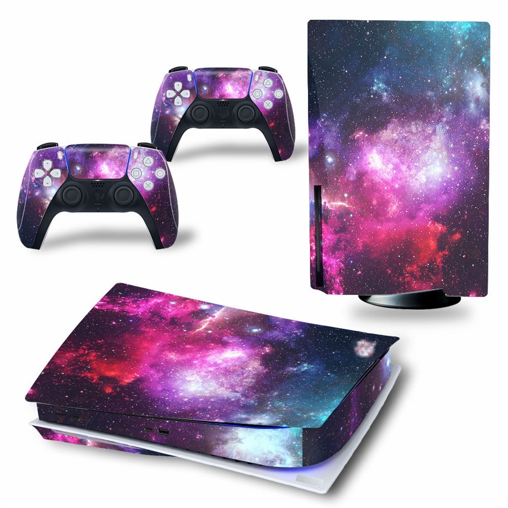 Top factory BUCEN for PS5 Skin Disc Edition & Digital Edition Console and Controller Vinyl Cover Skins Wraps Scratch Resistant, Compatible 43622 Anti Scratch (Size : Digital Edition)