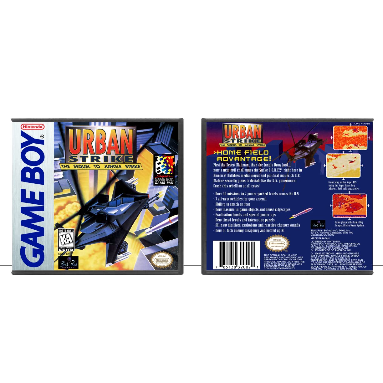 Urban Strike | (GB) Game Boy - Game Case Only - No Game