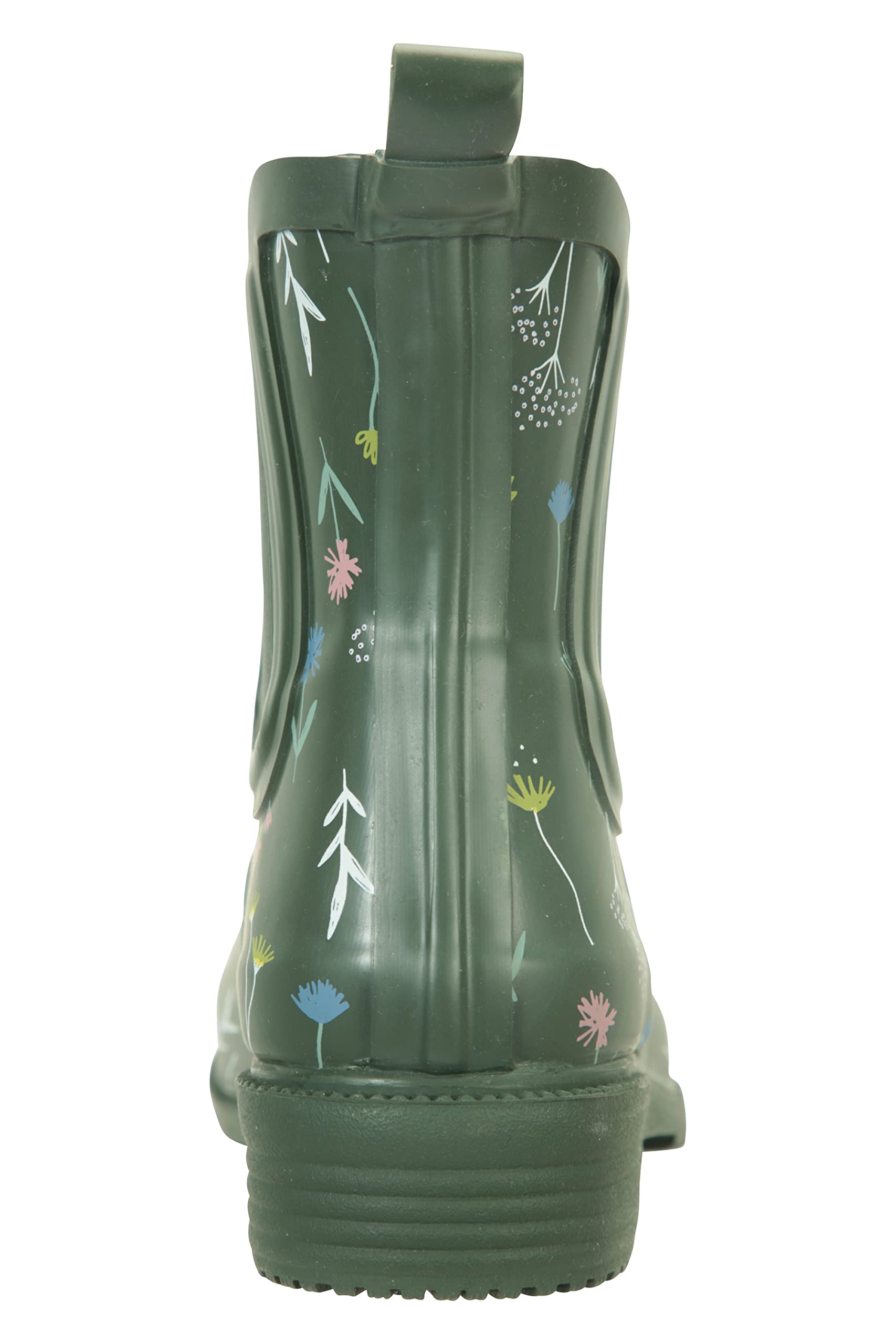 Mountain Warehouse Womens Ankle Rubber Boots - Waterproof, Lining Khaki Womens Shoe Size 6 US