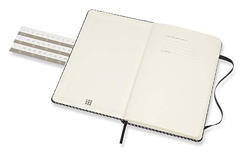 Moleskine Limited Collection Blend Textile Notebook, Hard Cover, Large (5 x 8.25") Ruled/Lined