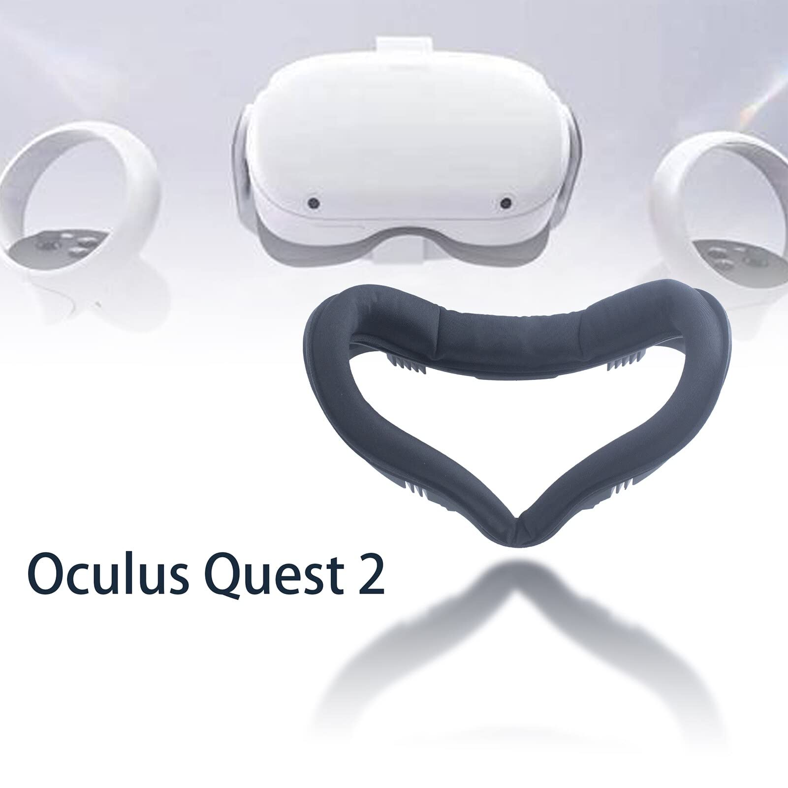 Quest 2 Facial Interface Bracket Face Cover Sweatproof Anti-Light Leakage Face Pad Breathable Face Bracket, 6in1 Quest 2 Accessories Set