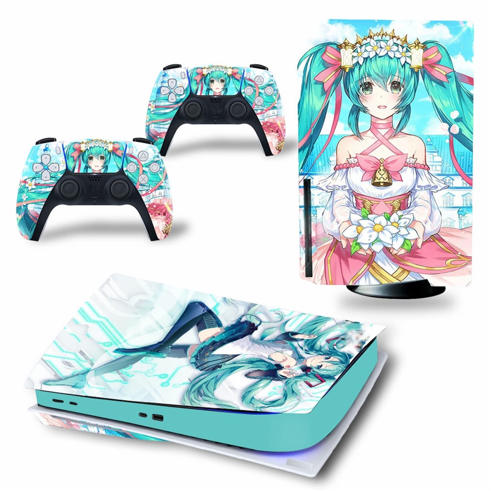 Top factory BUCEN for PS5 Skin Disc Edition & Digital Edition Console and Controller Vinyl Cover Skins Wraps Scratch Resistant, Compatible with for PS5 888967 Anti Scratch (Size : Disc Version)