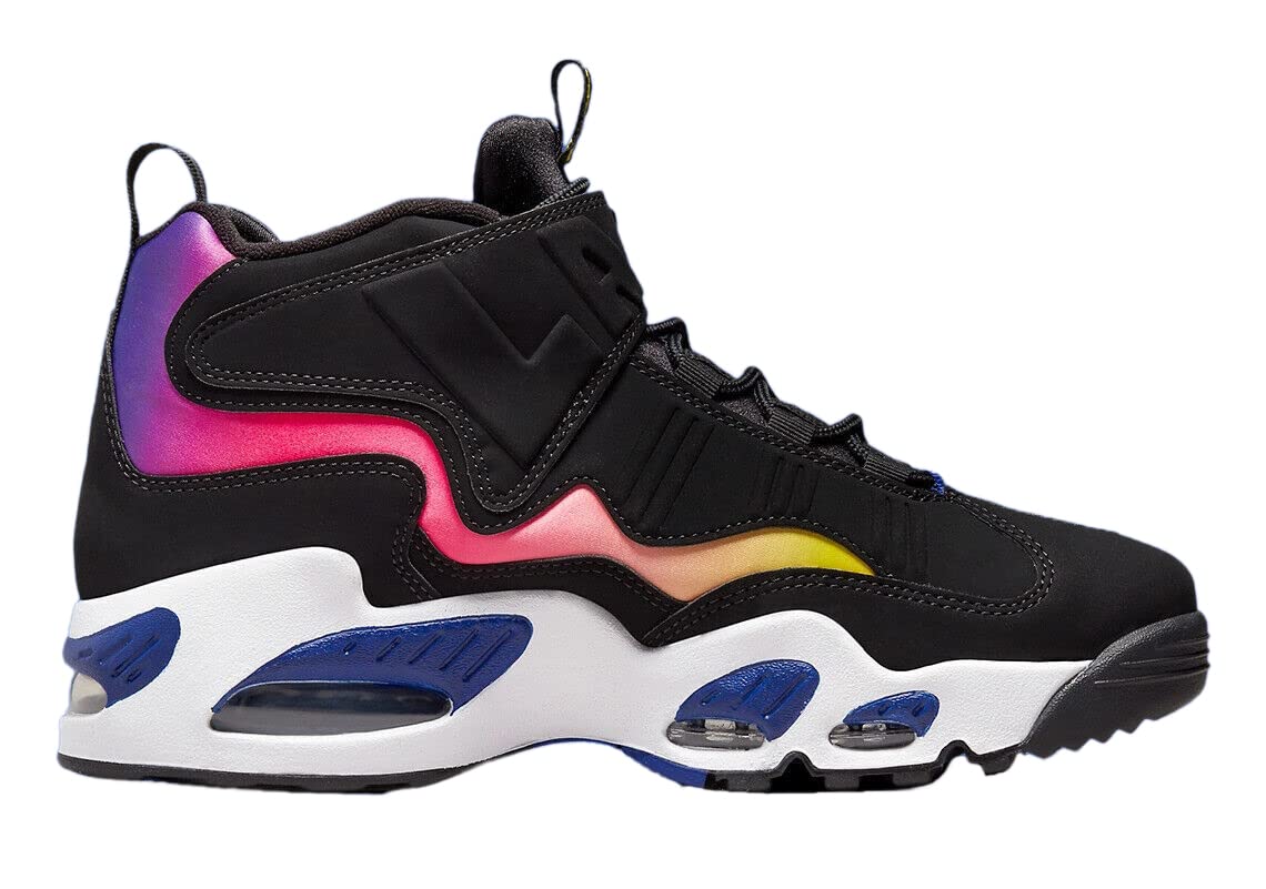 Nike mens Air Griffey Max 1, Black/Concord/Yellow Strike/Co, 9