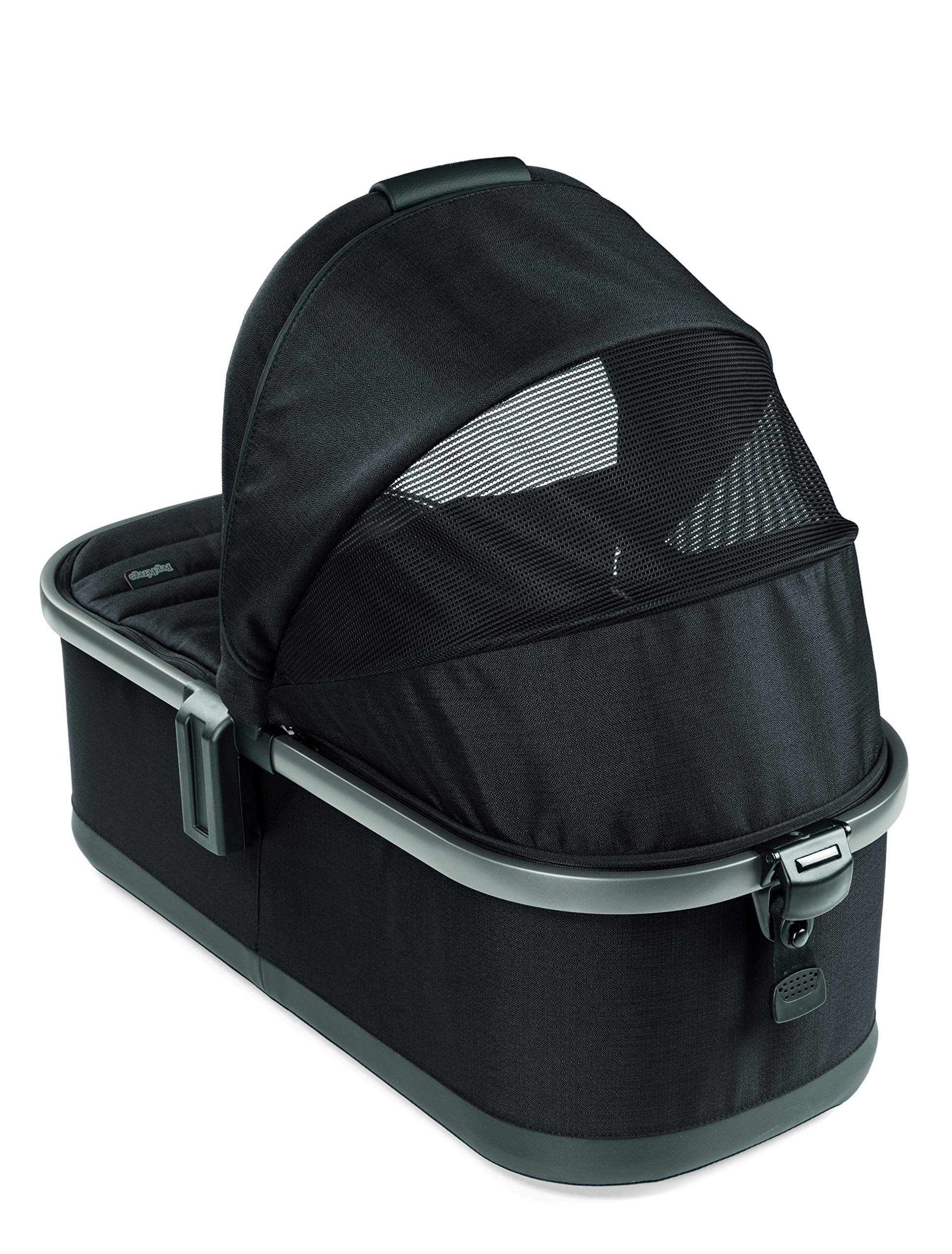 Peg Perego Bassinet - Accessory - Compatible with Ypsi Stroller - Made in Italy - Onyx (Black)