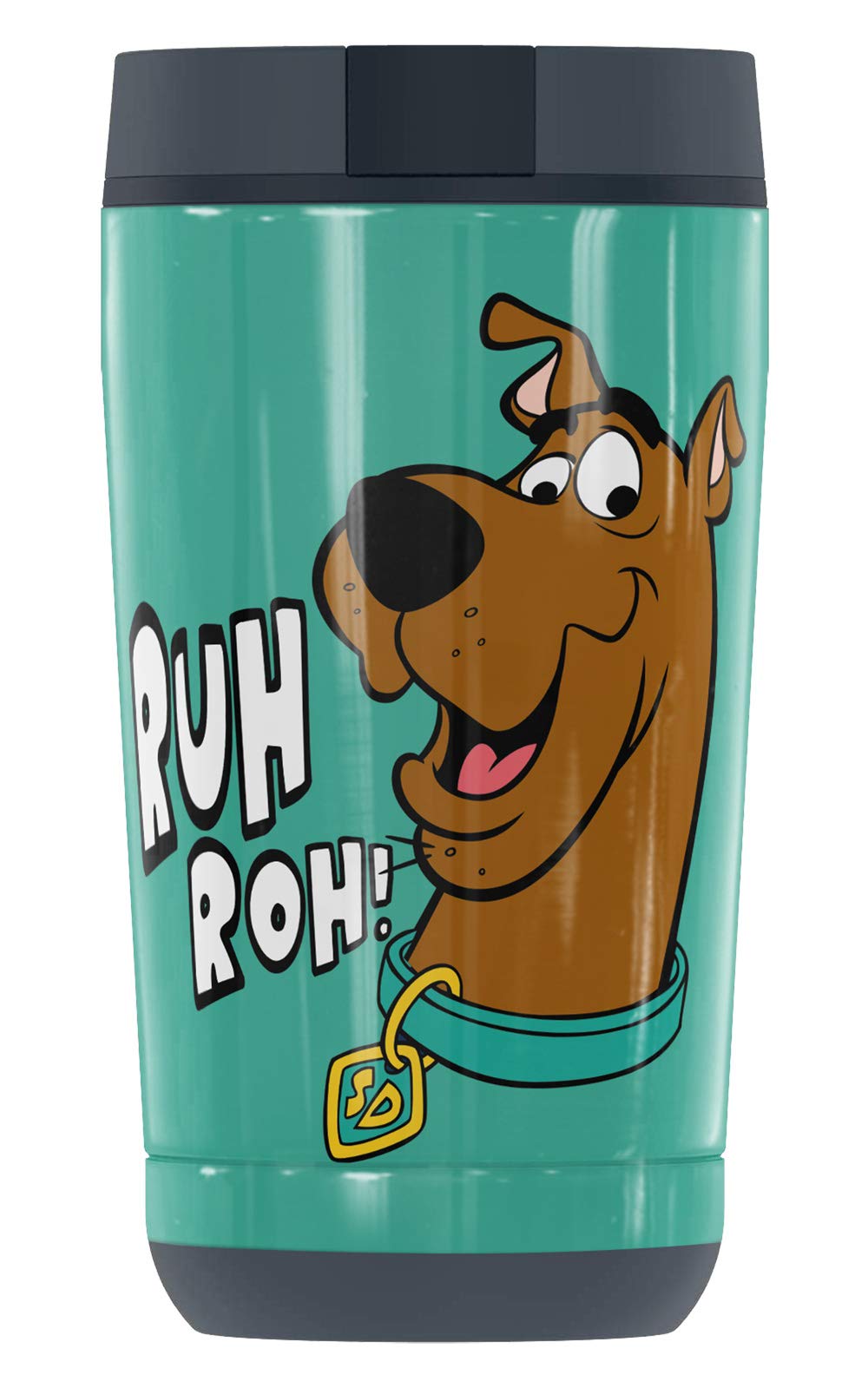 THERMOS Scooby-Doo Ruh Roh Face, GUARDIAN COLLECTION Stainless Steel Travel Tumbler, Vacuum insulated & Double Wall, 12oz