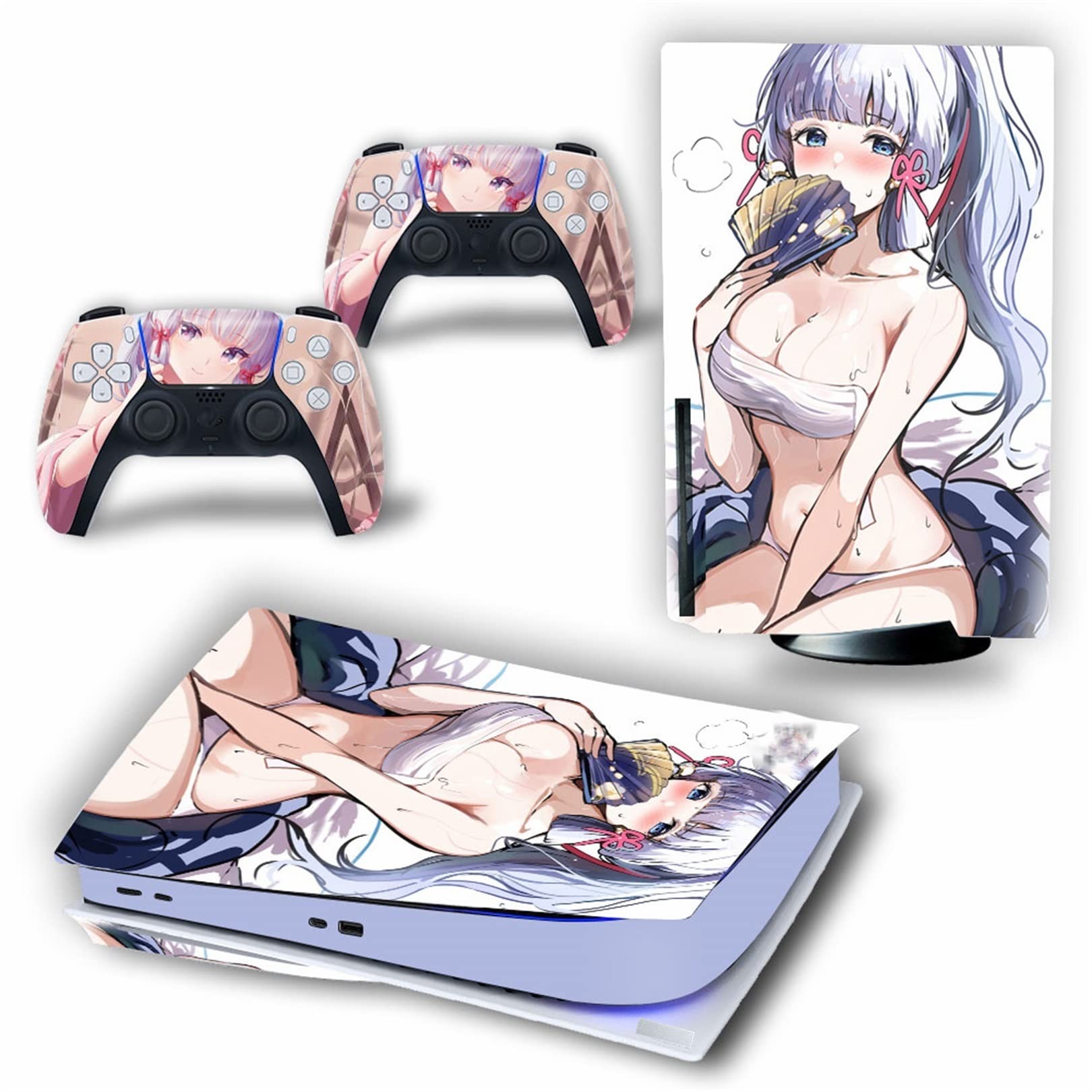 Top factory BUCEN for PS5 Skin Disc Edition & Digital Edition Console and Controller Vinyl Cover Skins Wraps Scratch Resistant, Compatible 55223 Anti Scratch (Size : Digital Edition)