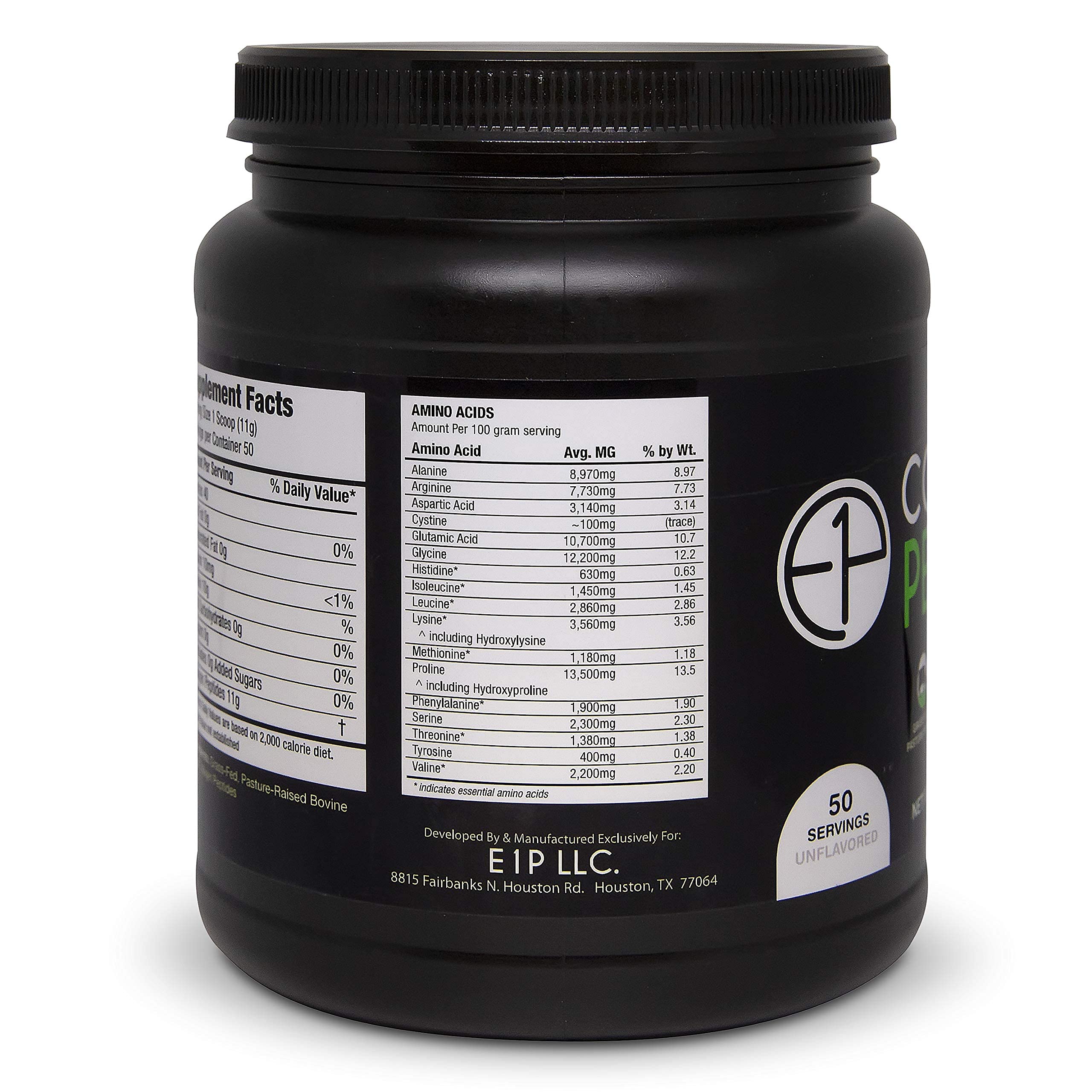 New Zealand Hydrolyzed Collagen Peptides Powder (18.2oz) 50 Servings Unflavored Grass-Fed, Pasture-Raised, Non-GMO