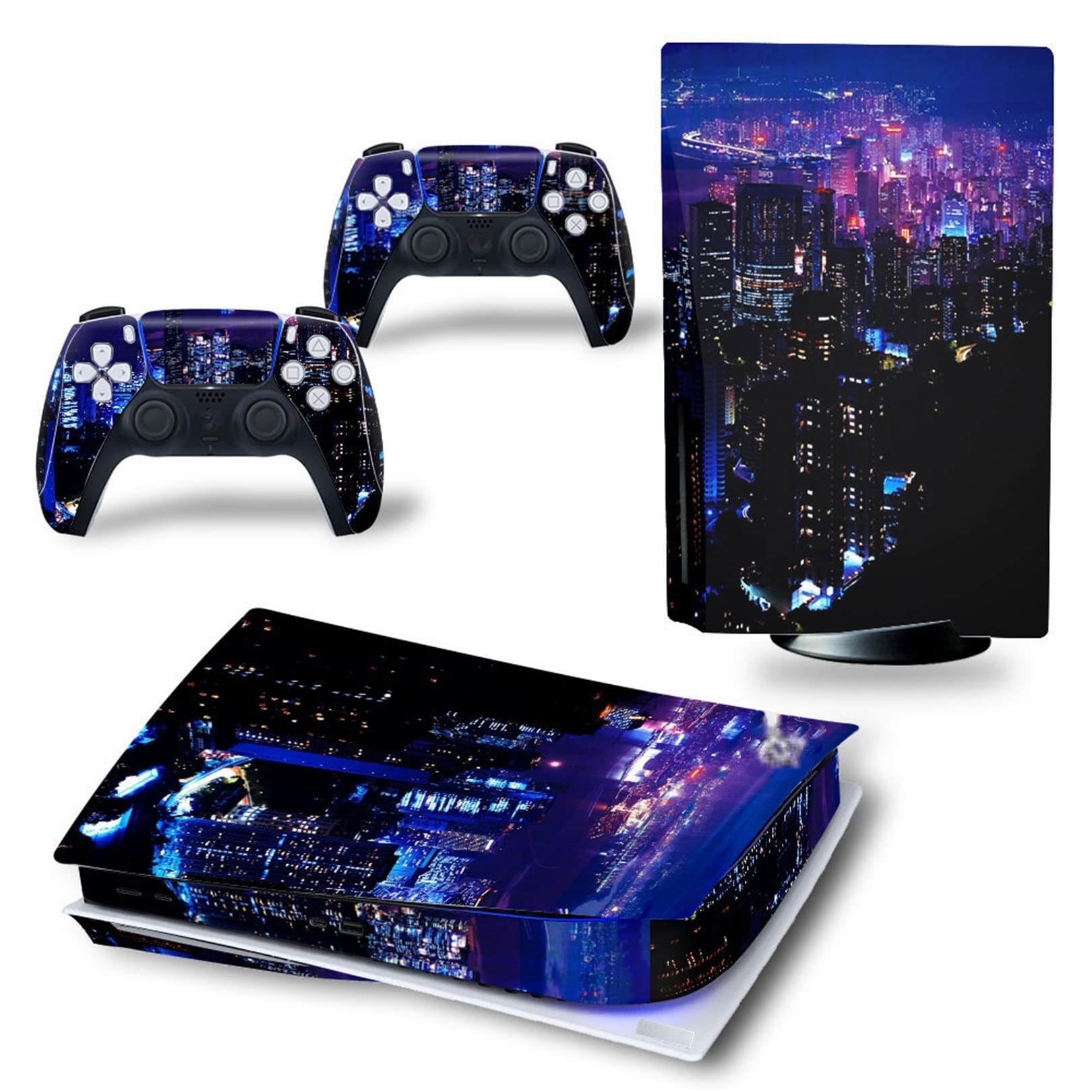 Top factory BUCEN for PS5 Skin Disc Edition & Digital Edition Console and Controller Vinyl Cover Skins Wraps Scratch Resistant, Compatible with for PS5 851697 Anti Scratch (Size : Digital Edition)