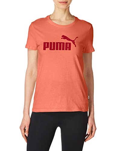 PUMA Women's Essentials Tee, Georgia Peach-American Bty, Small