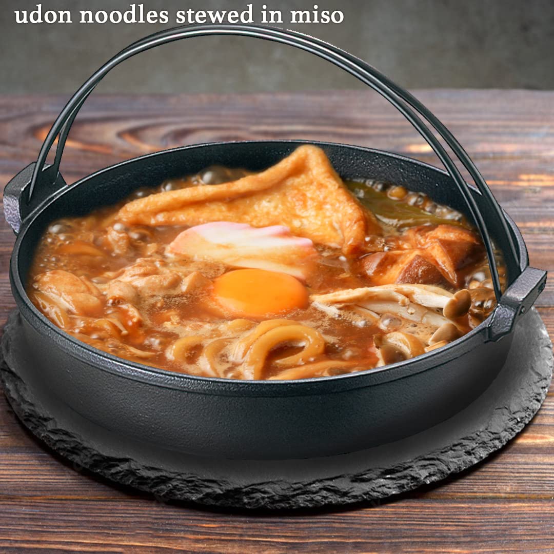 TIKUSAN Sukiyaki Nabe Pot Shabu Shabu Hot Pot Pan (7.1" (18cm))