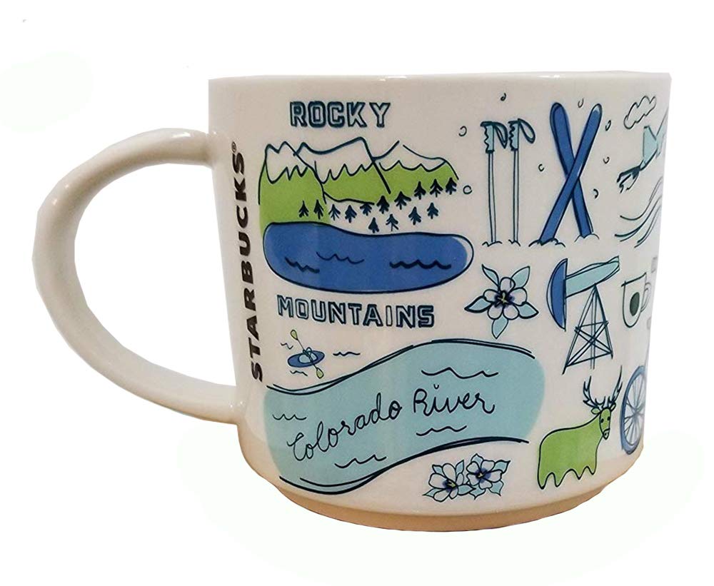 Starbucks Colorado Been There Series Across The Globe Coffee Mug 14 oz