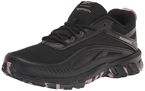 Reebok Women's Ridgerider 6.0 Hiking Shoe, Black/Pure Grey/Infused Lilac, 11.5