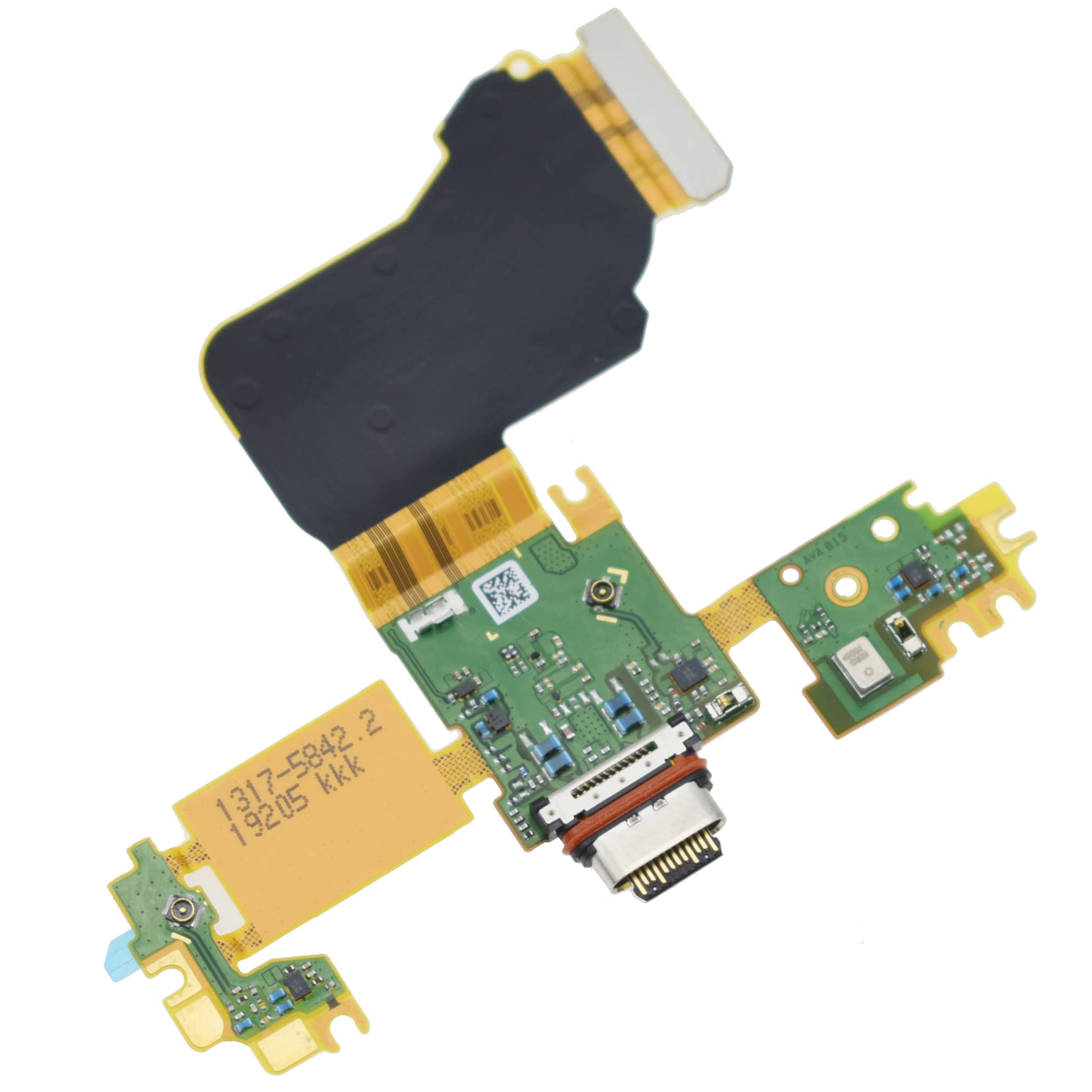 USB Charger Port Flex Cable Replacement for Microphone Replacement for Sony Xperia 1 J8110 J8170 J9110 Including Free Tool kit