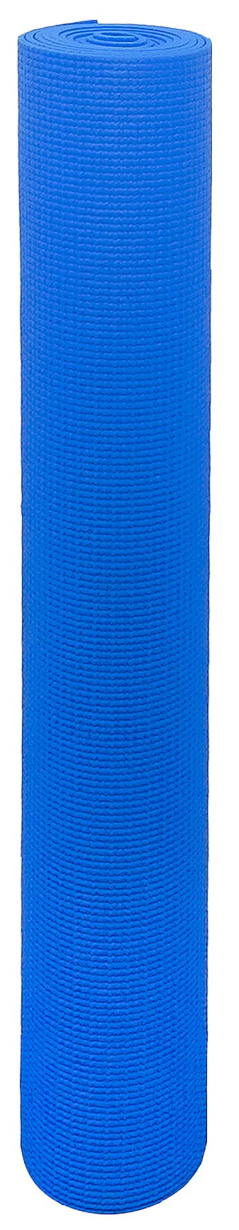 Signature Fitness 3mm Thick High Density Anti-Tear Exercise Yoga Mat with Optional Yoga Blocks, Blue