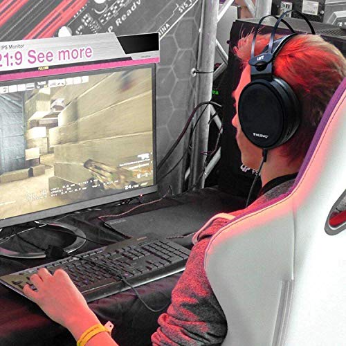 NUBWO PS4 Xbox one Headset 7.1 Surround Sound PC USB Gaming Headset with Noise Reduction Mic, Over Ear Headphones with Game&Chat Volume Controls for PC/Playstation 4/Xbox 1