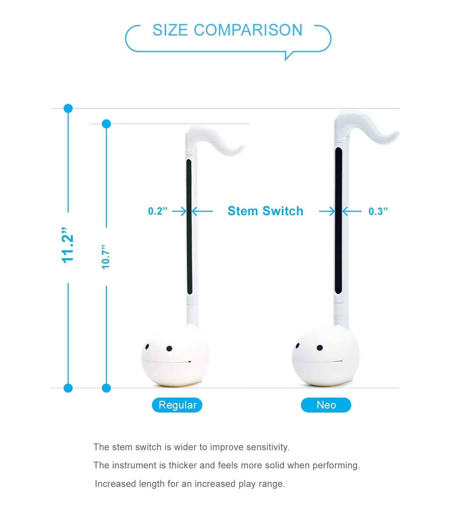 Otamatone "Neo" 10th Anniversary Special Edition [English Version] Black - Japanese Electronic Musical Instrument Synthesizer