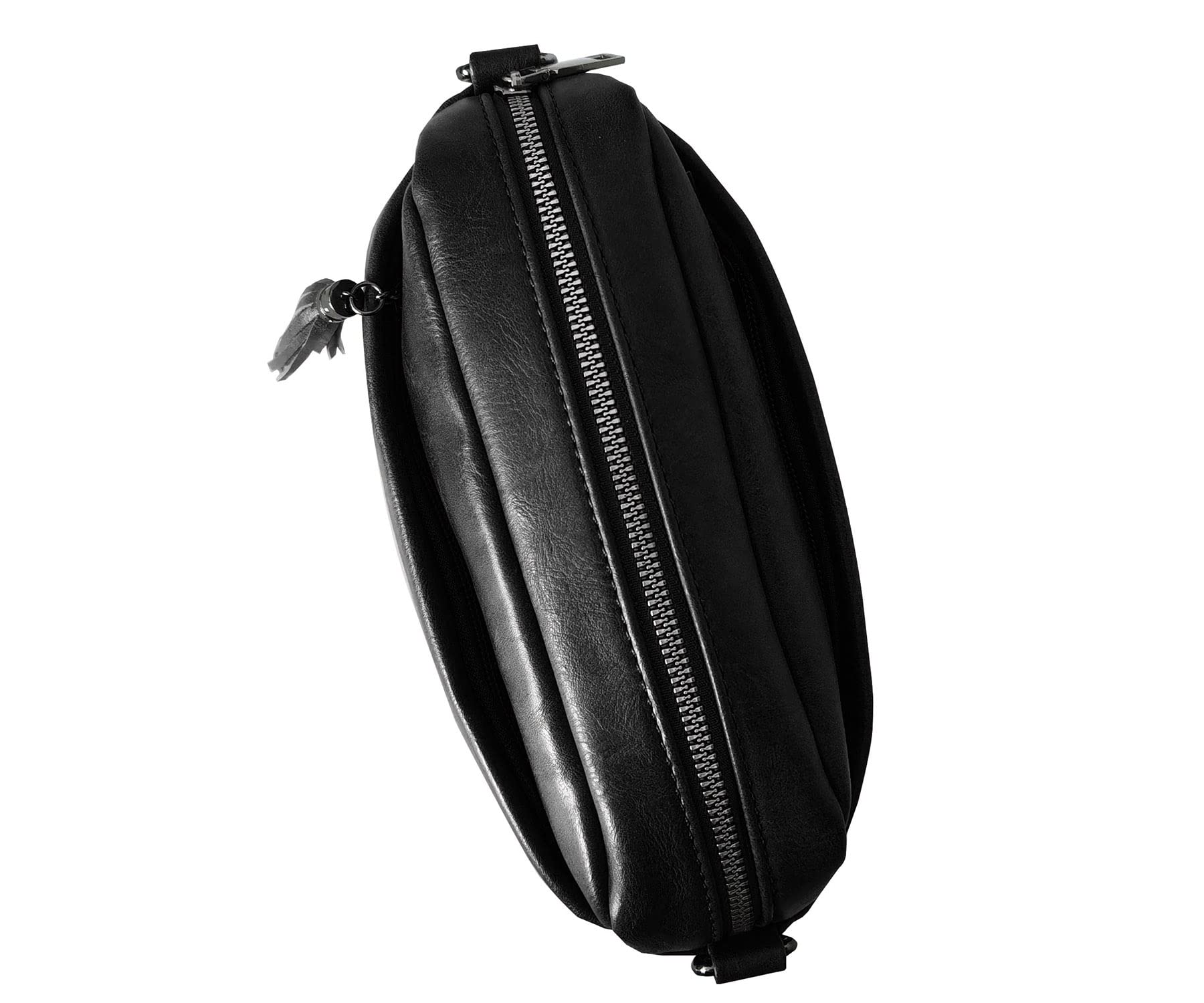 Yasuitzen Small Crossbody Bags for Women Shoulder Purses with Tassels,Black