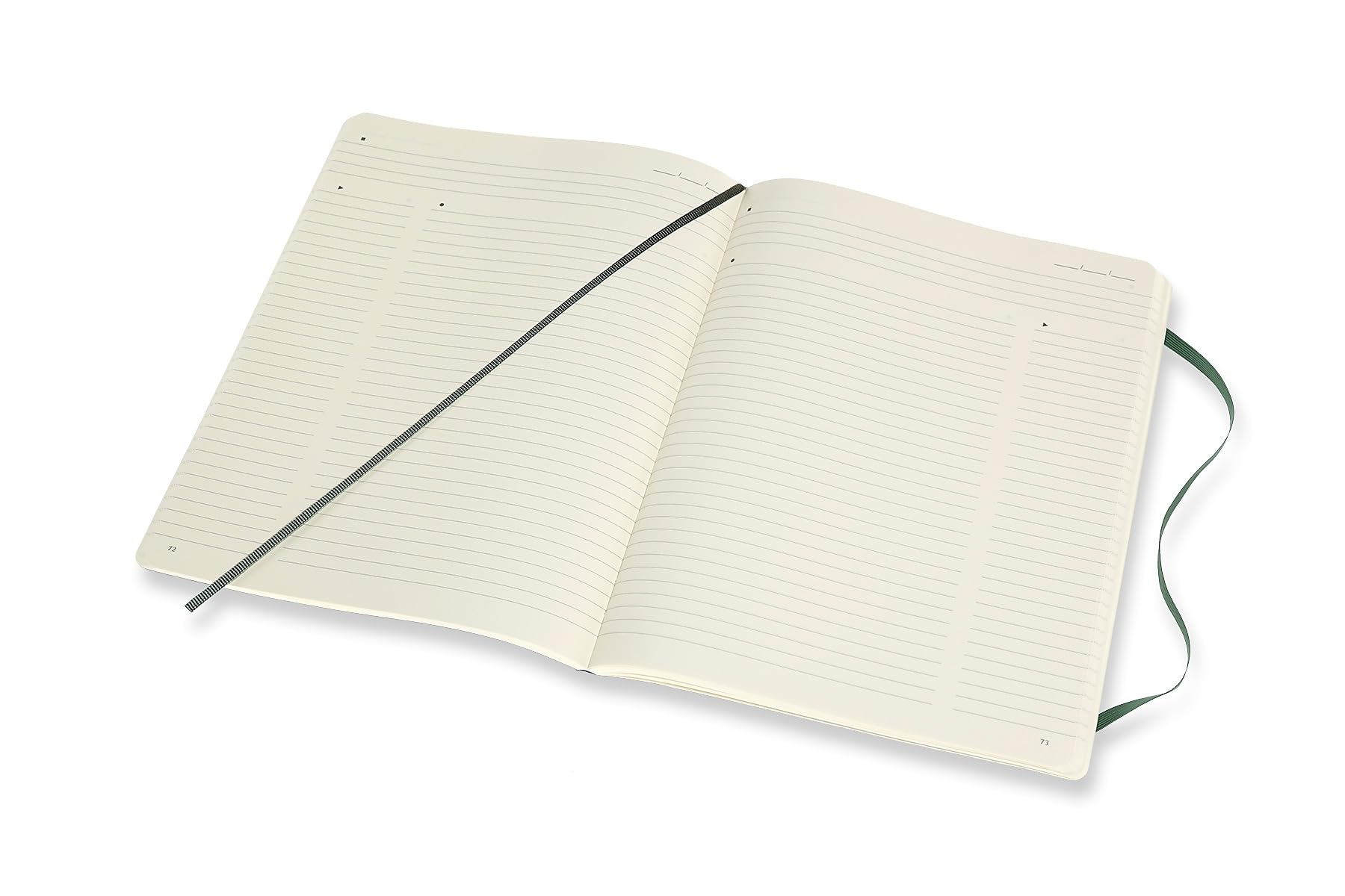 Moleskine PRO Notebook, Soft Cover, XL (7.5" x 9.5") Professional Project Planning, Forest Green, 192 Pages