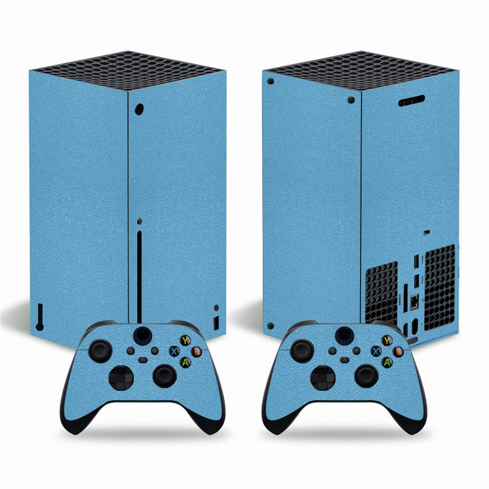 Top factory Skin Decal Protective Vinyl Skin Decal Cover for Series X Console Skins Wrap Sticker with Two Free Wireless Controller Decals 30124 Decal