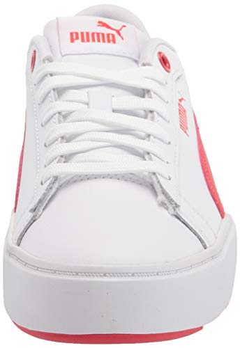 PUMA Smash Platform V2 L Puma White/Poppy Red 8 B (M)