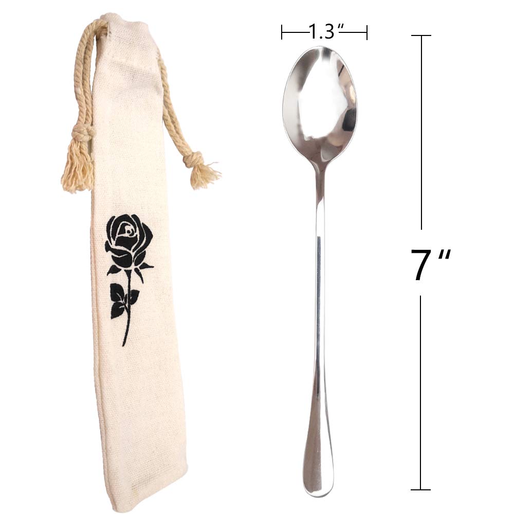 THREE HUMAN 2 Pieces Good Morning Sister Spoon, Gifts for Friend, Sister Birthday, Sister In Law