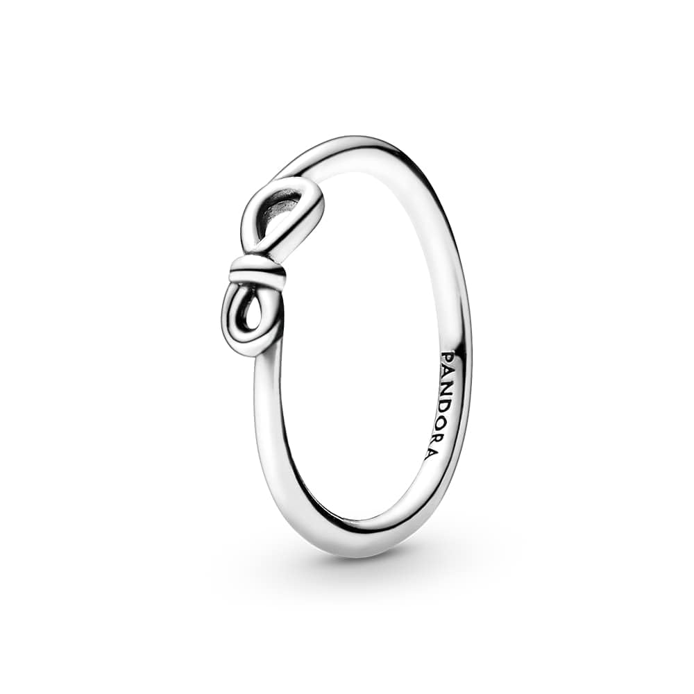 PANDORA Infinity Knot 925 Sterling Silver Ring, Size: EUR-56, US-7.5-198898C00-56