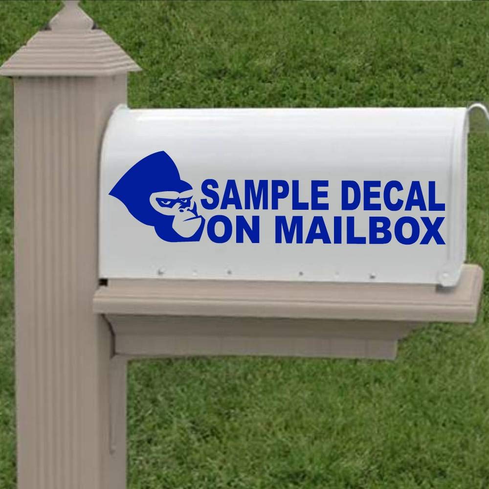 MAILBOX German Shepherd Dog Set of 2 Decals - Add Your CUSTOM ADDRESS & COLOR - Vinyl Decal Sticker D