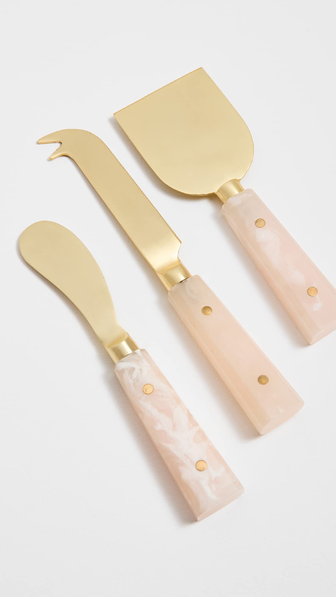 Tizo Design Women's 3-pc Cheese Set White, White, One Size