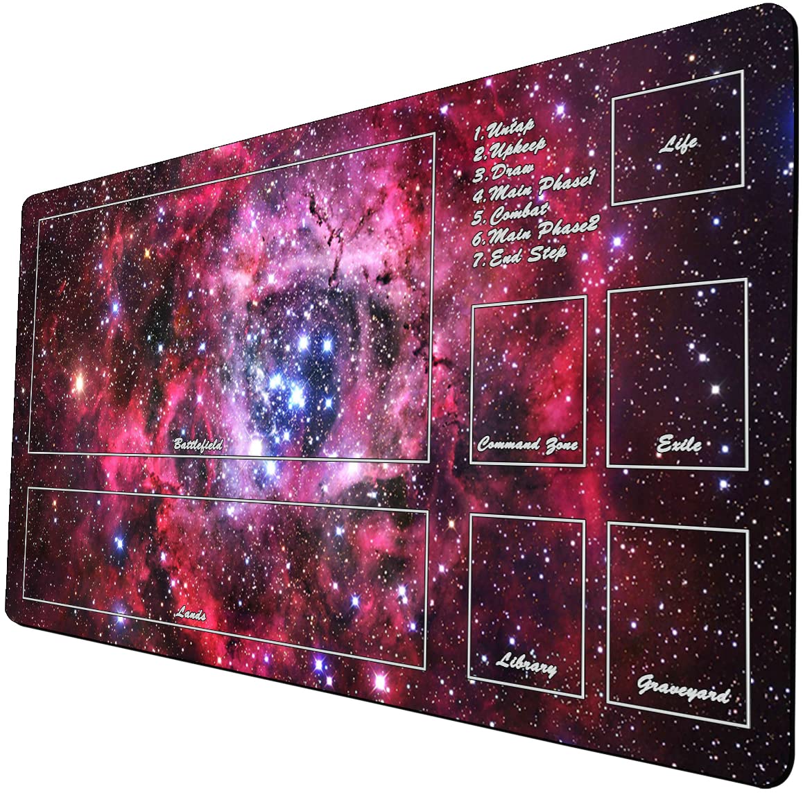 Starry Sky MTG Playmat Board Game Gamemat for TCG Trading Card Game Play mats 60cmx35cm Mousepad Collection Starlight 043 with Zones